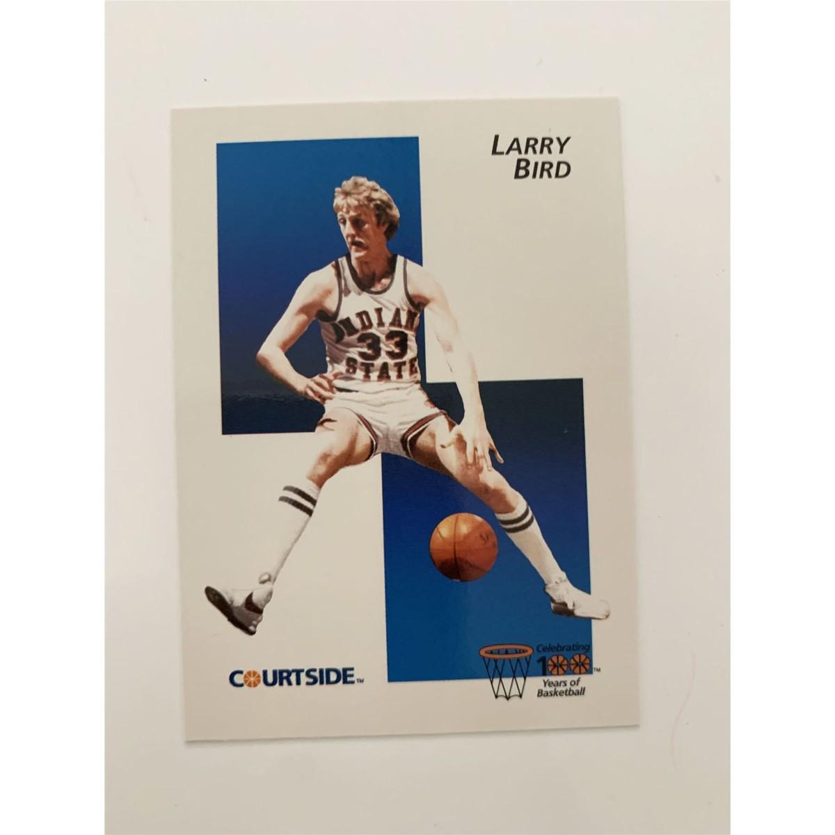 Larry Bird Courtside Basketball Card | EstateSales.org