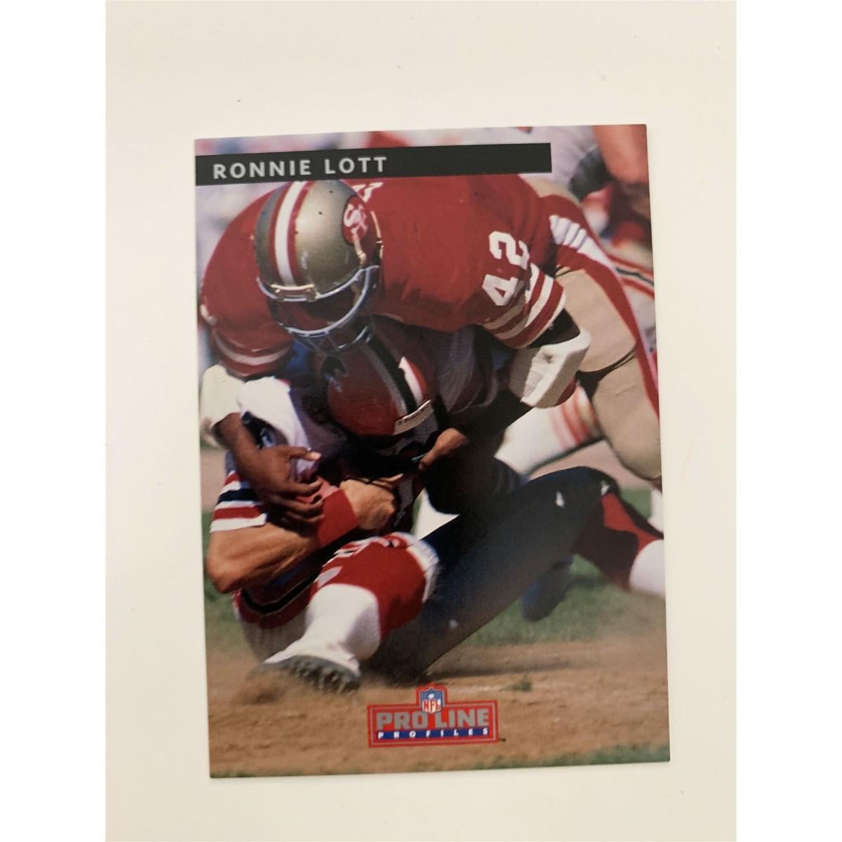 Ronnie Lott NFL Pro Line Profiles Football Card | EstateSales.org