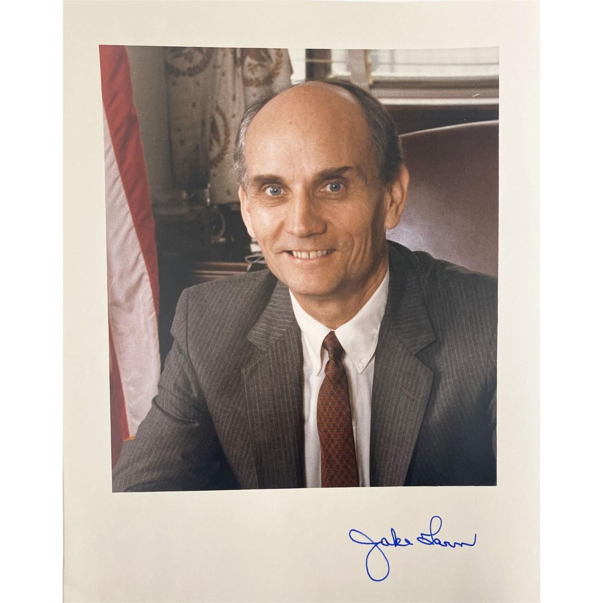 Senator Jake Garn signed photo | EstateSales.org