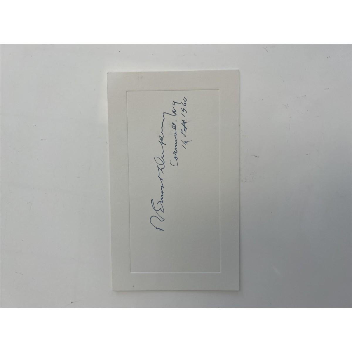 R. Ernest Duprey original signature | EstateSales.org