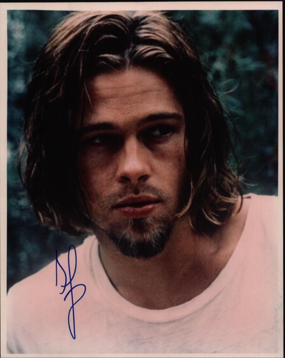True Romance Brad Pitt signed photo | EstateSales.org