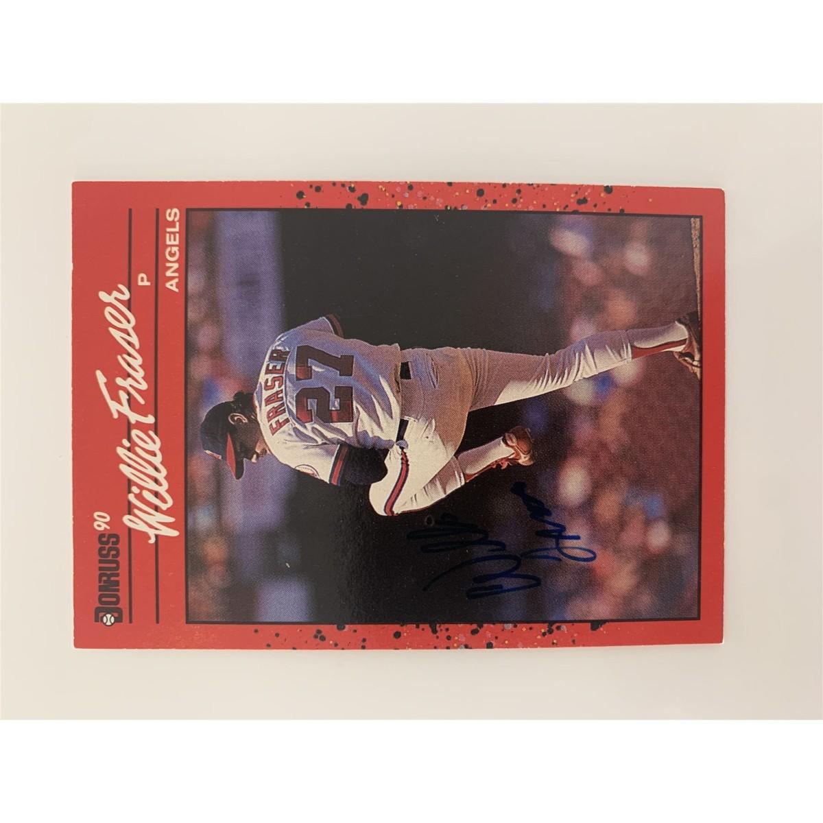Willie Fraser signed baseball card | EstateSales.org