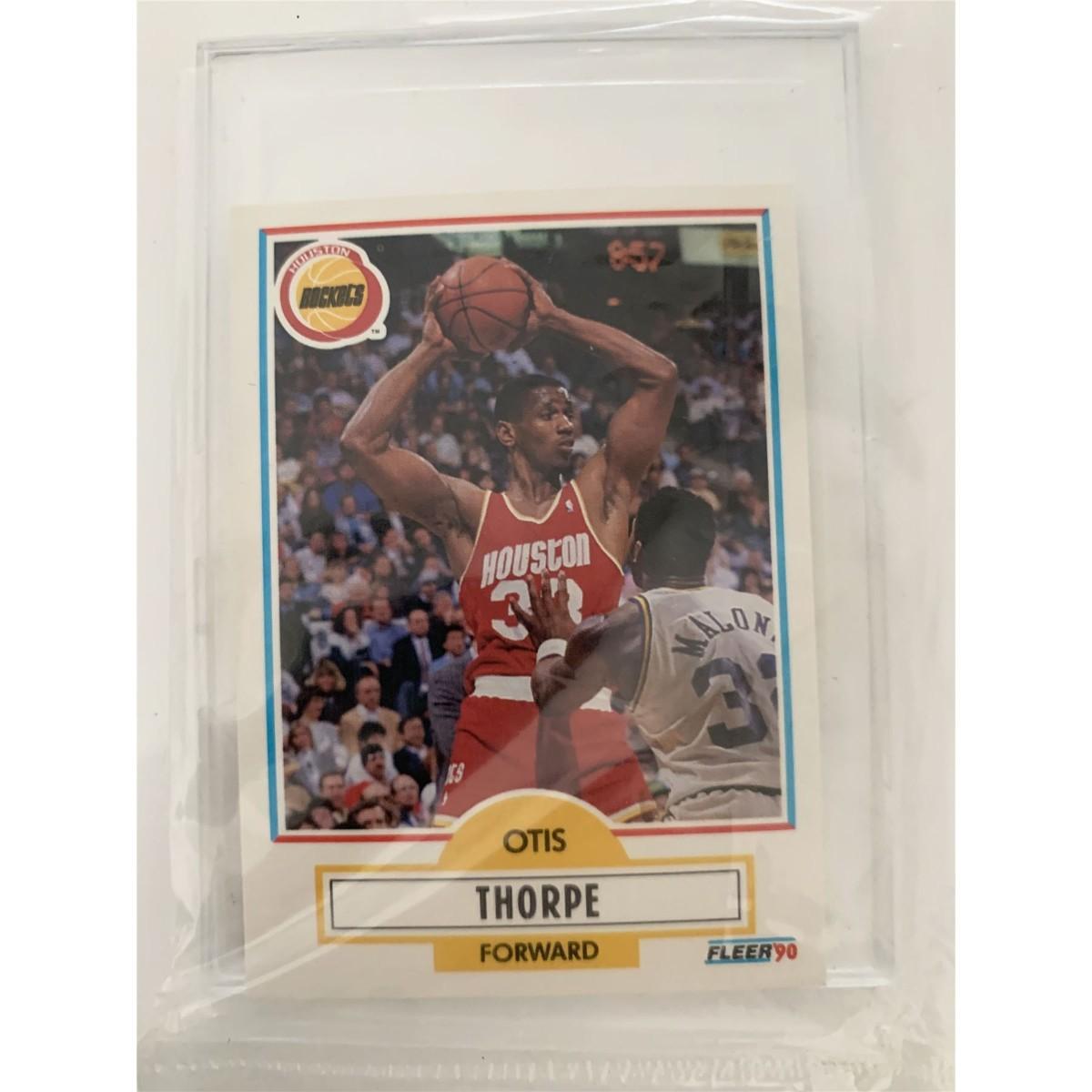 Otis Thorpe Houston Rockets Fleer '90 Basketball Card | EstateSales.org