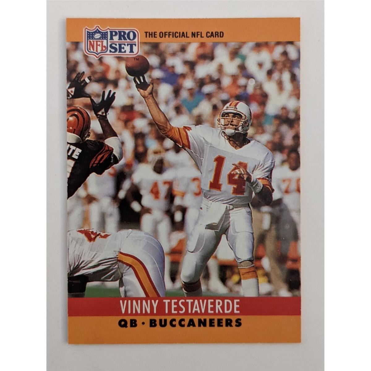 Vinny Testaverde Buccaneers Official NFL Card | EstateSales.org