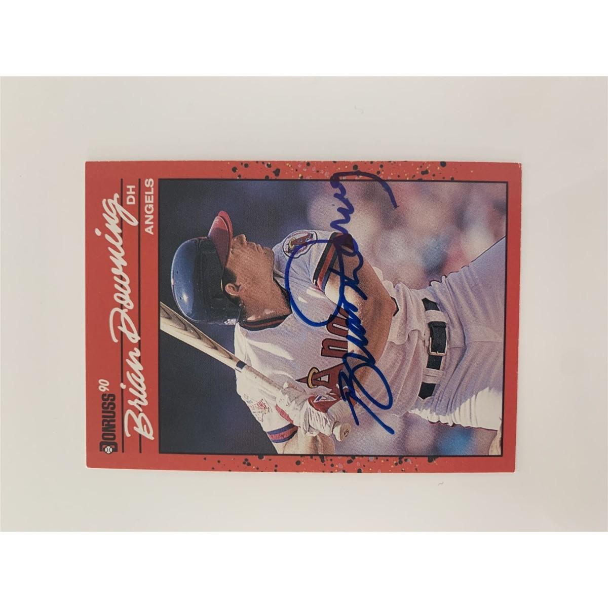 Brian Downing signed baseball card | EstateSales.org