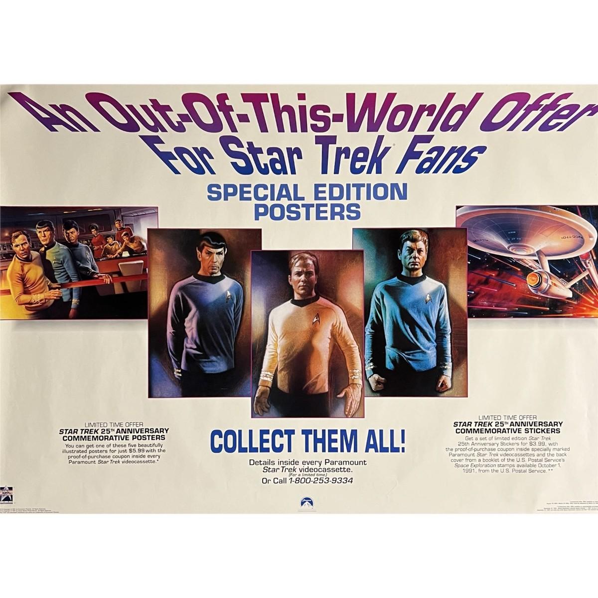 Rare Star Trek fans special edition original movie poster | EstateSales.org