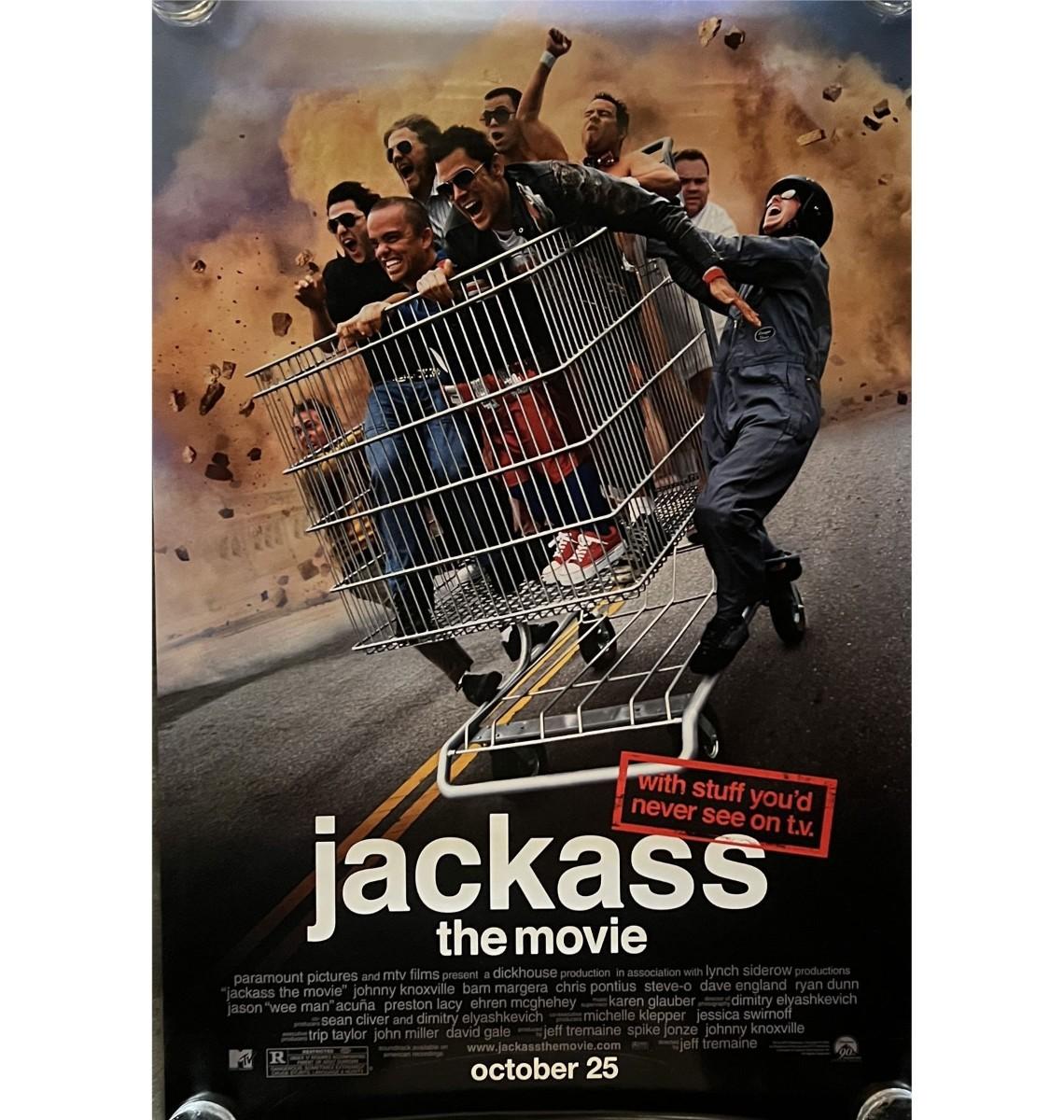 Jackass original double-sided movie poster | EstateSales.org