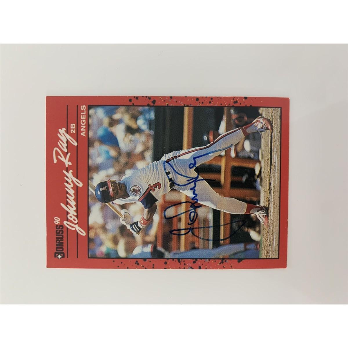 Johnny Ray signed baseball card | EstateSales.org