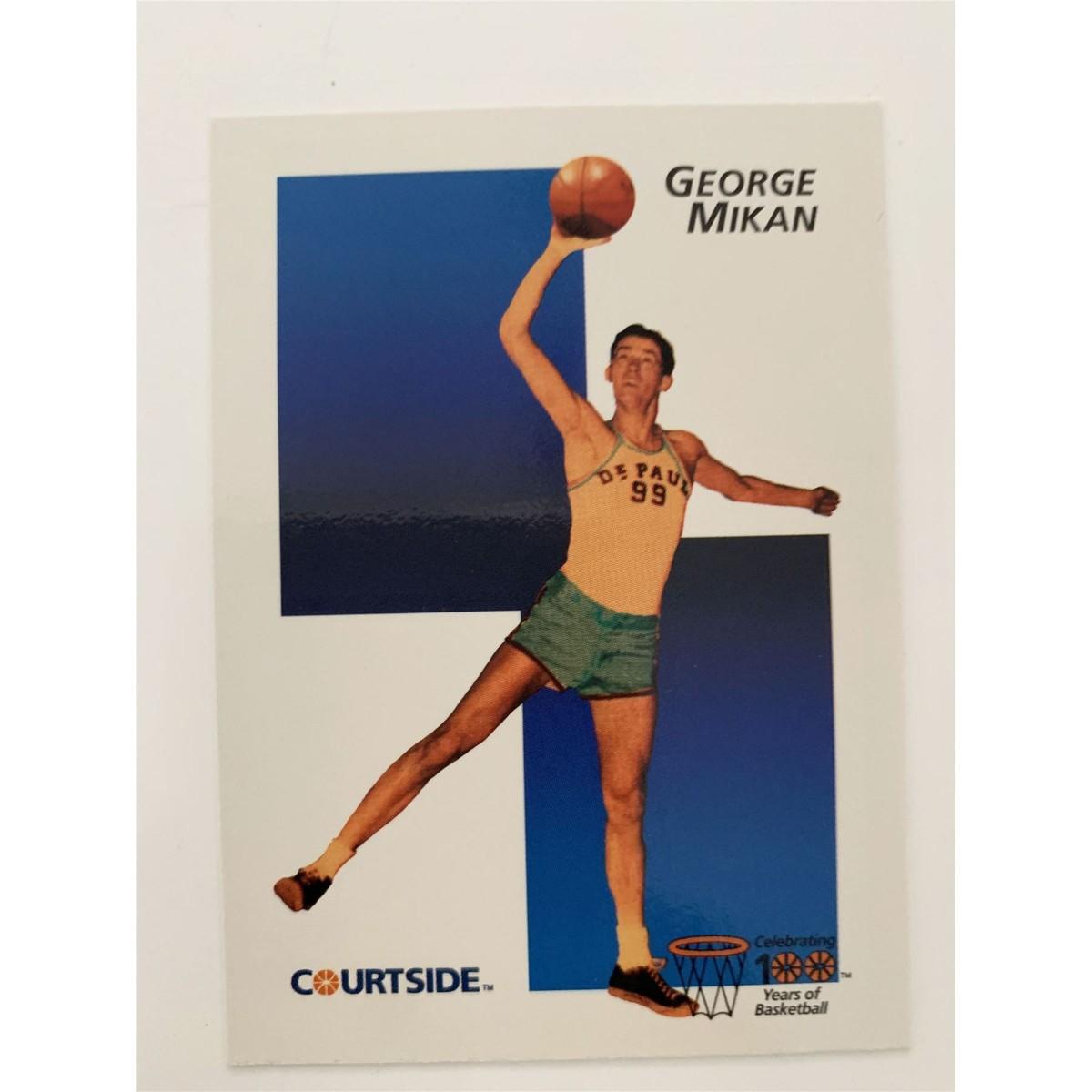 George Mikan Courtside Basketball Card | EstateSales.org