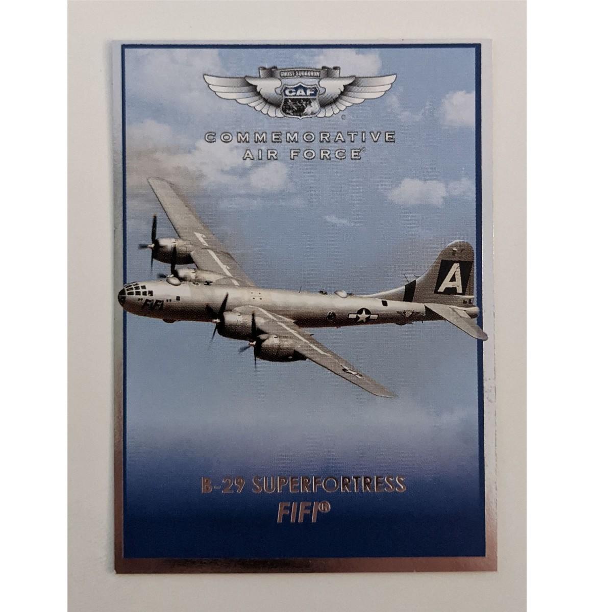 B-29 Superfortress Fifi Commemorative Air Force Card | EstateSales.org