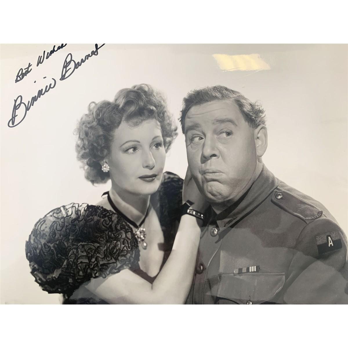 Binnie Barnes signed photo | EstateSales.org