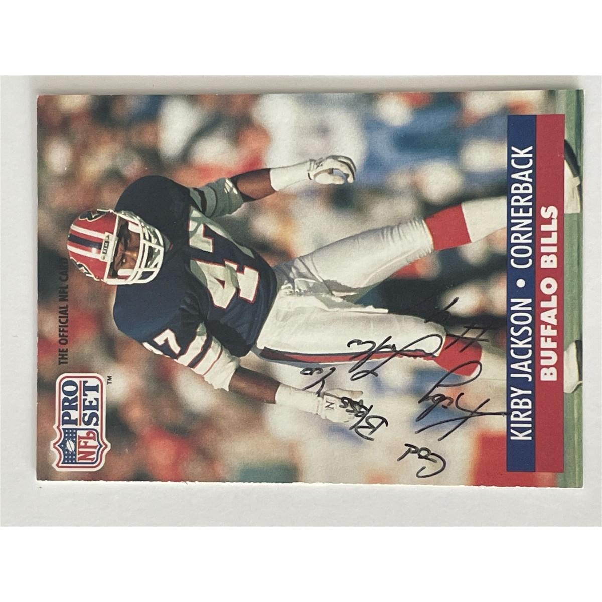 Buffalo Bills Kirby Jackson 1991 NFL #77 signed card | EstateSales.org
