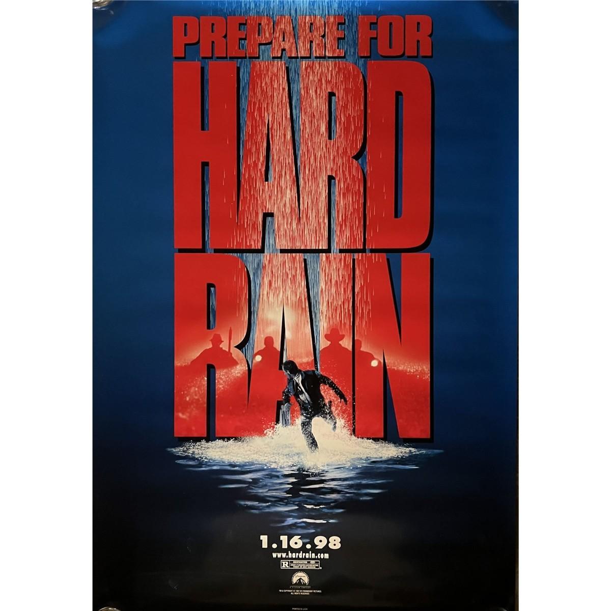 Hard Rain Original Movie Poster | EstateSales.org