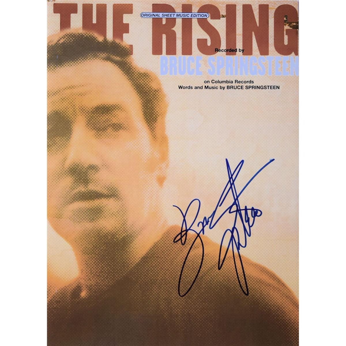 Bruce Springsteen signed The Rising sheet music | EstateSales.org