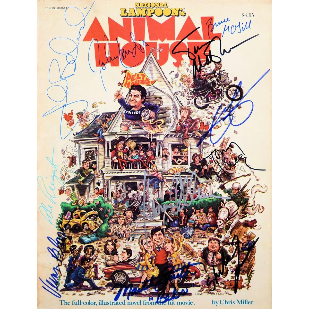 Animal House 1978 cast signed book | EstateSales.org