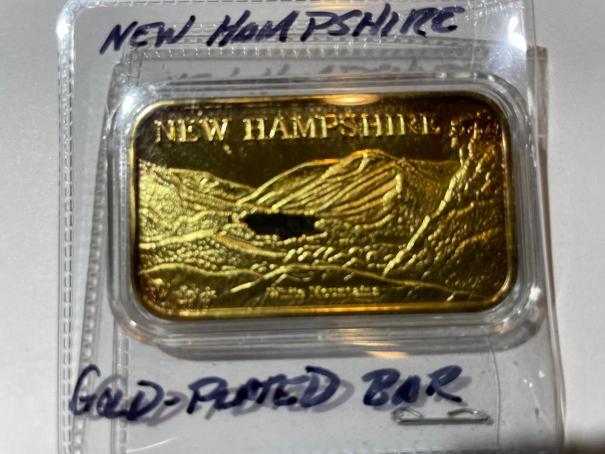 Vintage New Hampshire 18k Gold-Plated Bar as Pictured. | EstateSales.org