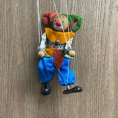 Vintage clown, marionette, puppet | EstateSales.org