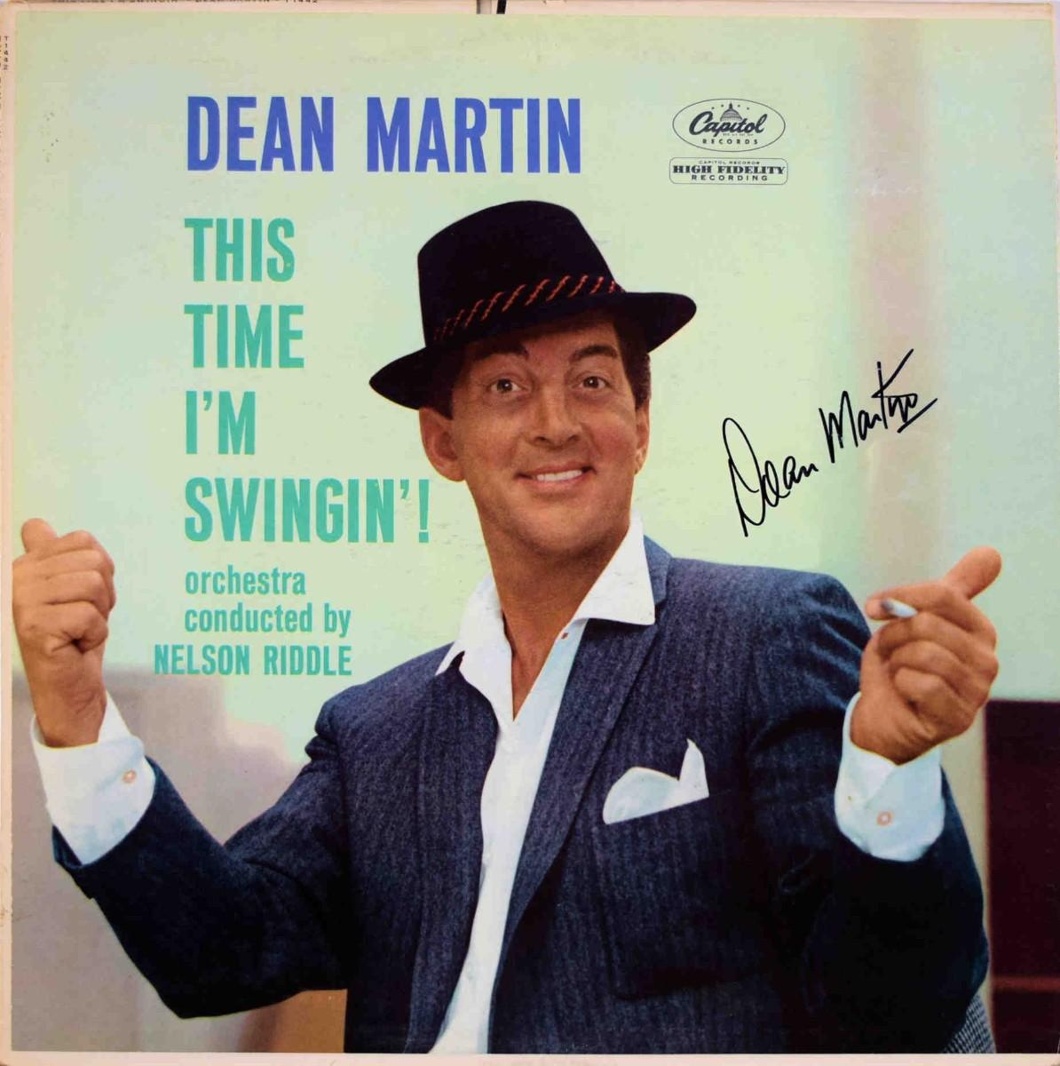 Dean Martin signed This Time I’m Swingin’! album | EstateSales.org