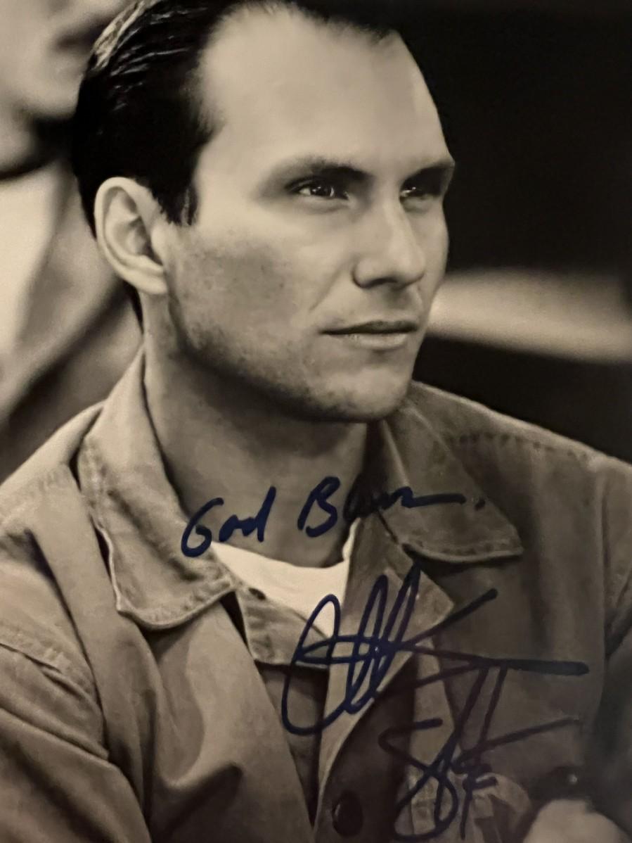 Christian Slater facsimile signed photo. 5x7 inches | EstateSales.org