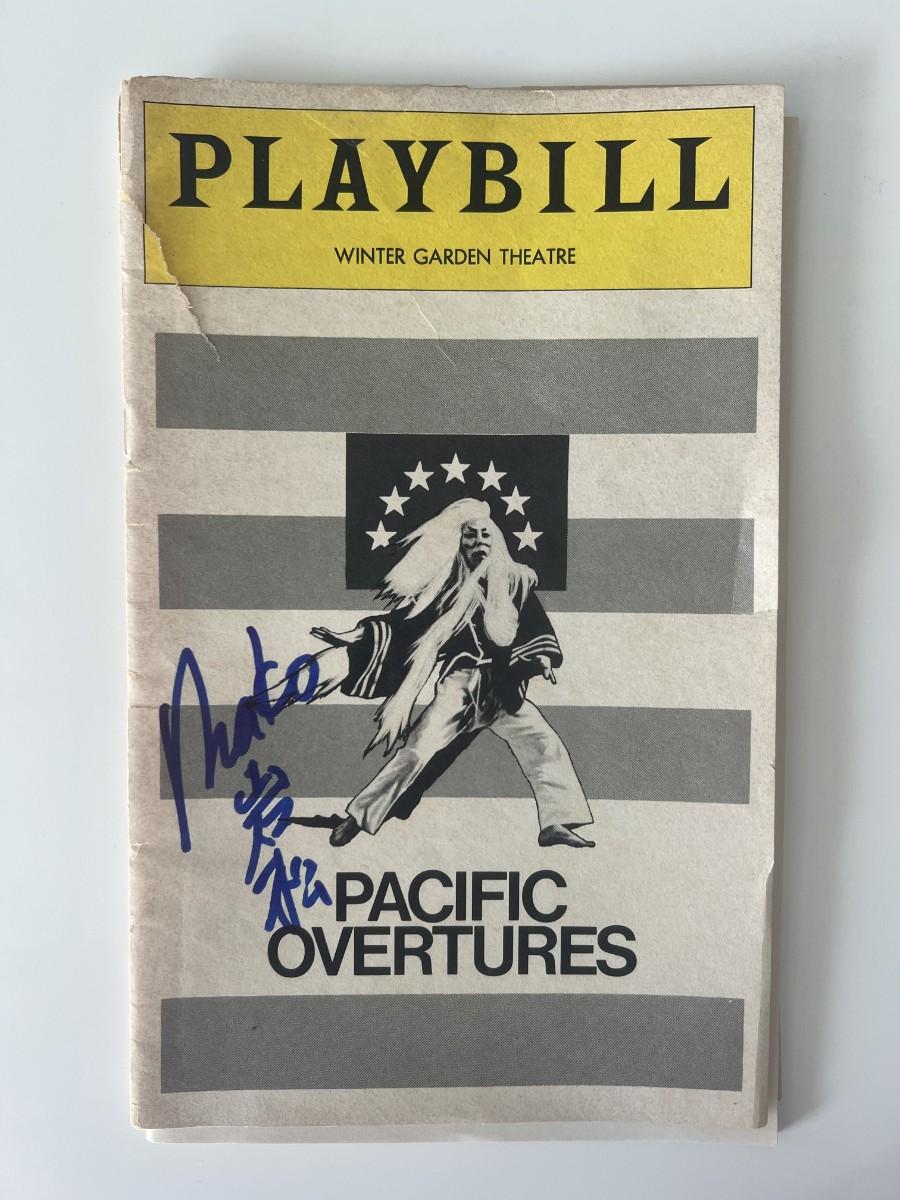 Mako signed Pacific Overtures playbill | EstateSales.org