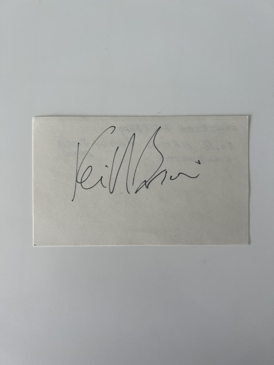 Classical conductor Keith Brion original signature | EstateSales.org