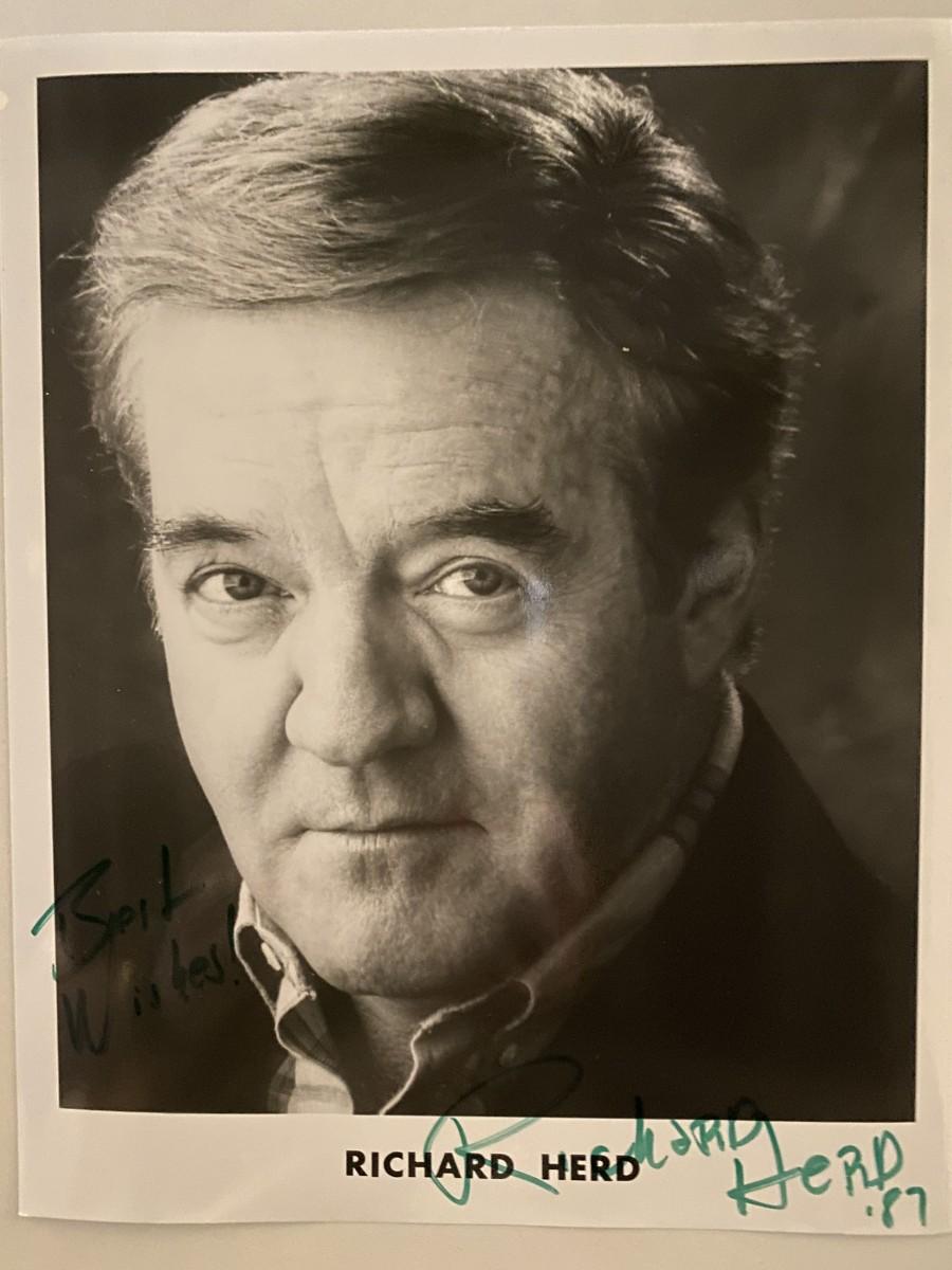 Star Trek Richard Herd signed photo | EstateSales.org