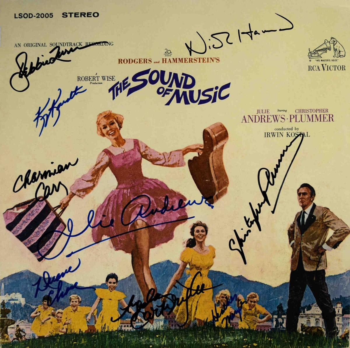 Signed original The Sound Of Music soundtrack album | EstateSales.org