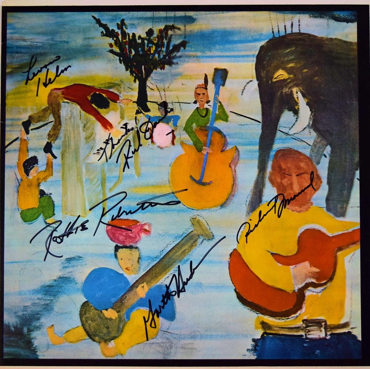 The Band Music From Big Pink signed album | EstateSales.org