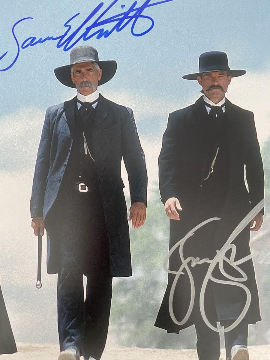 Tombstone Sam Elliott and Kurt Russell signed photo | EstateSales.org