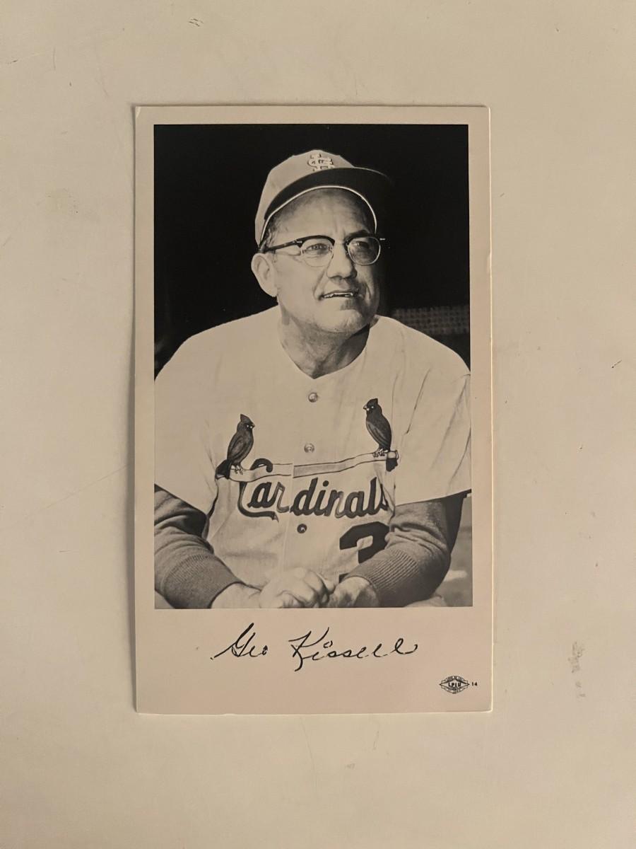 George Kissell facsimile signed photo. 3x5 Inches | EstateSales.org