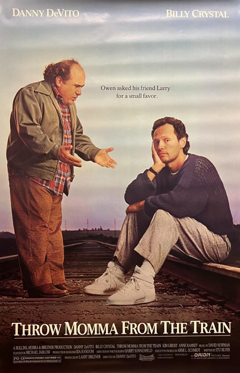 Throw Momma from the Train 1987 original movie poster | EstateSales.org
