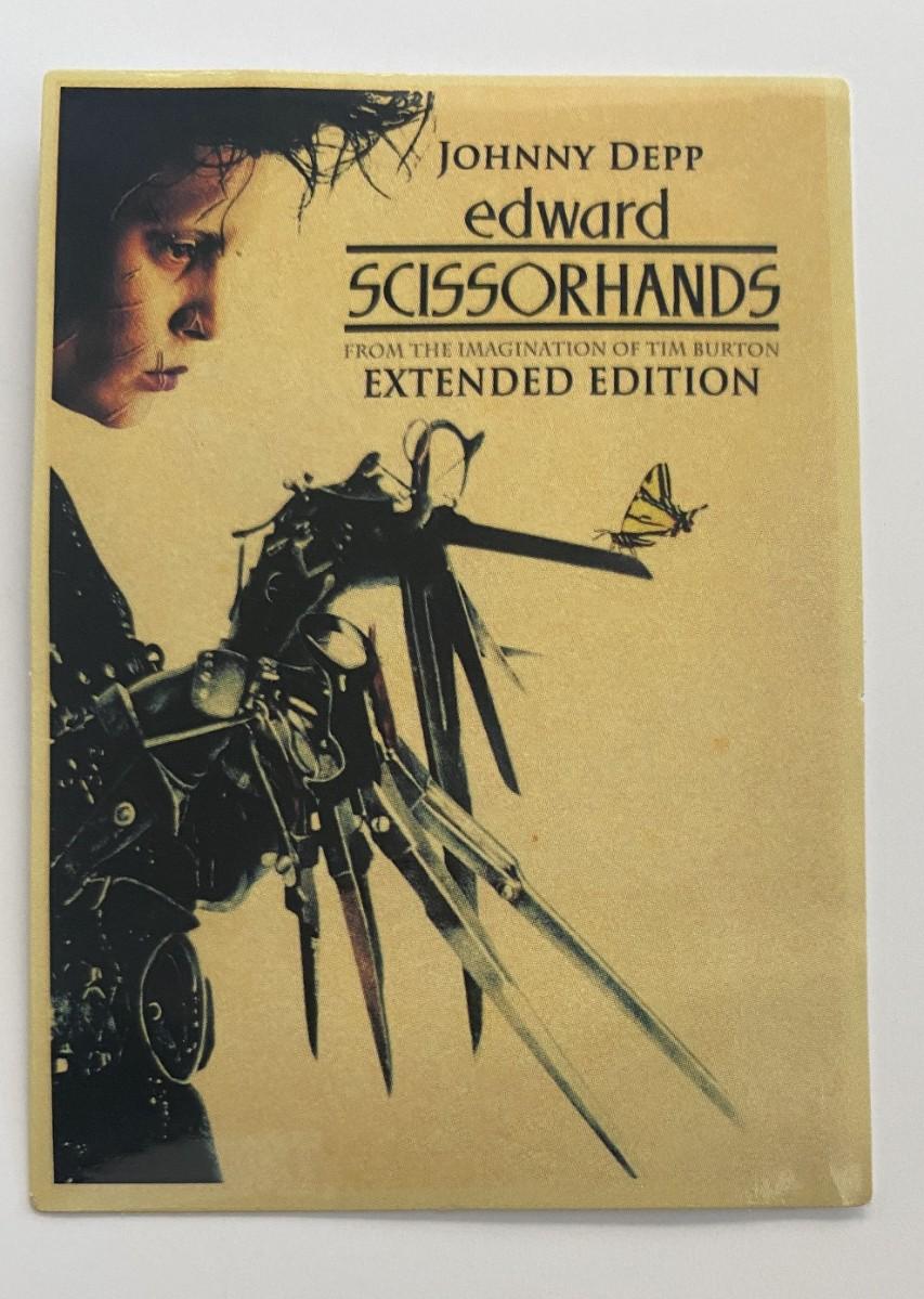 Edward Scissorhands movie sticker | EstateSales.org