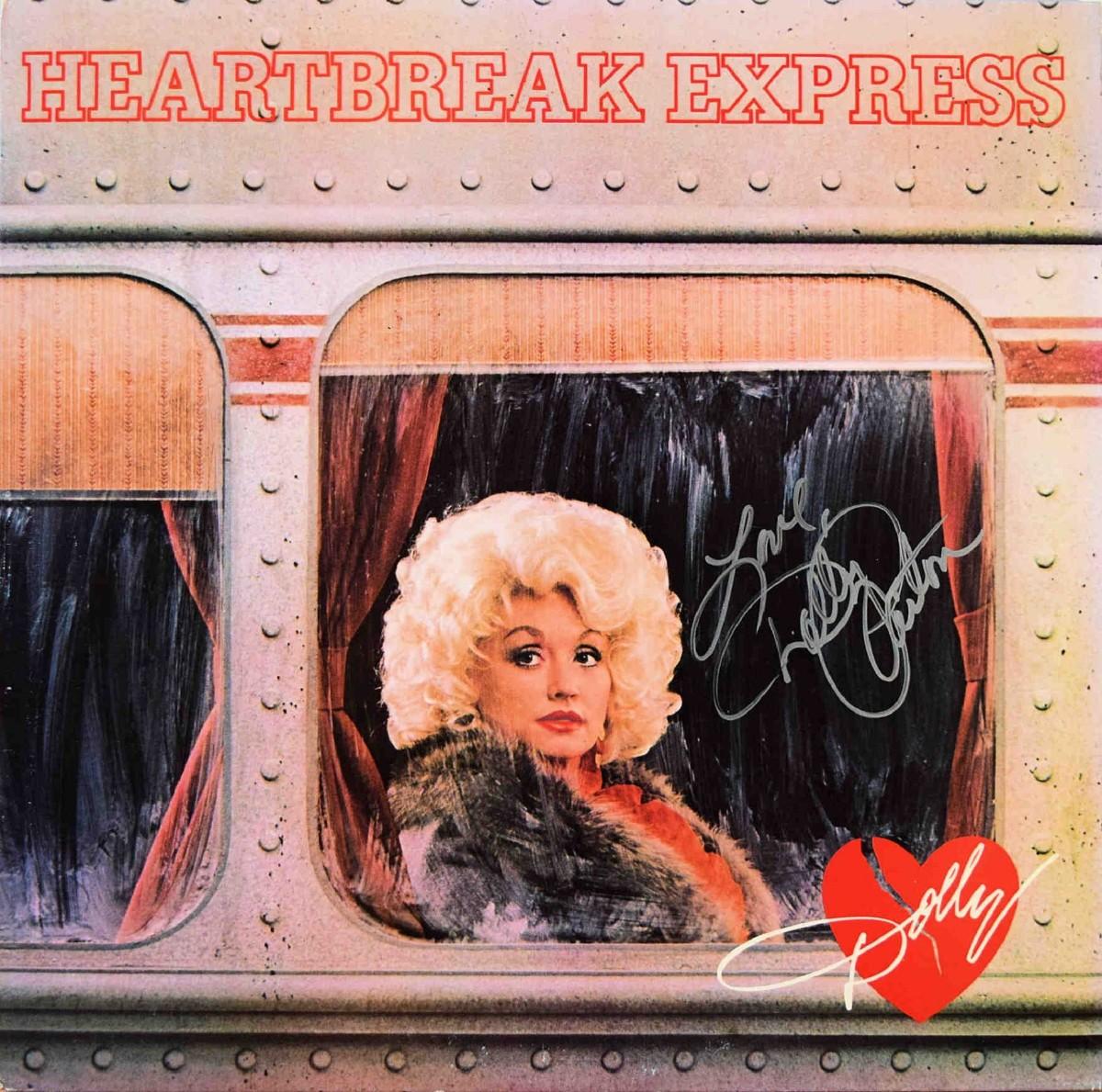 Dolly Parton signed Heartbreak Express album. | EstateSales.org