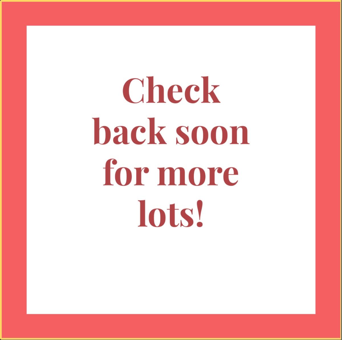 More lots coming soon | EstateSales.org