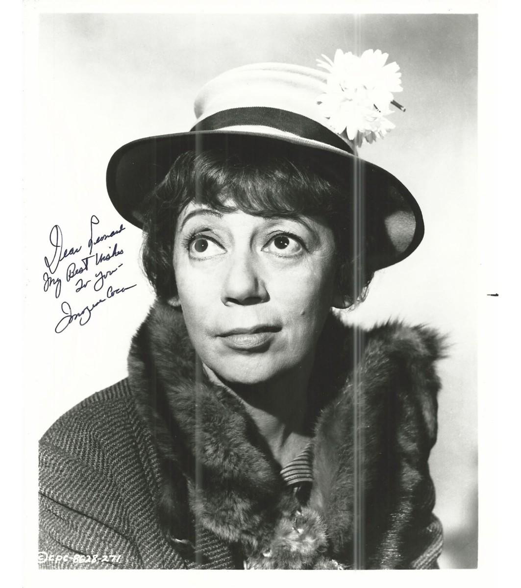 TV Pioneer Imogene Coca signed photo | EstateSales.org