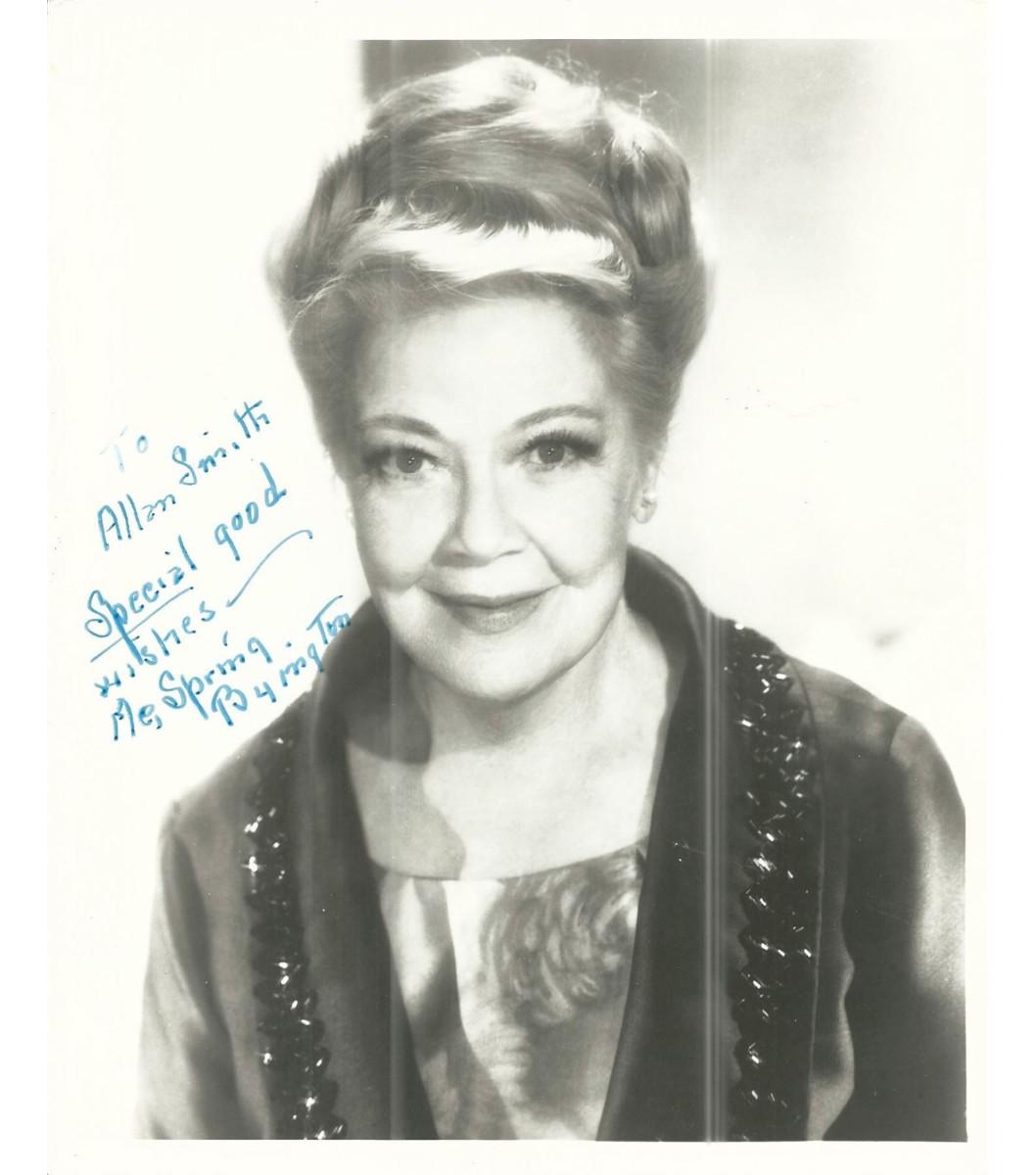 Spring Byington Signed Photo | EstateSales.org
