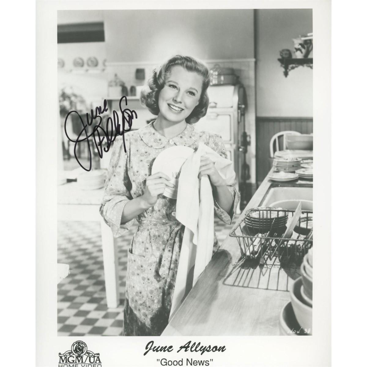 June Allyson signed "Good News" movie photo | EstateSales.org