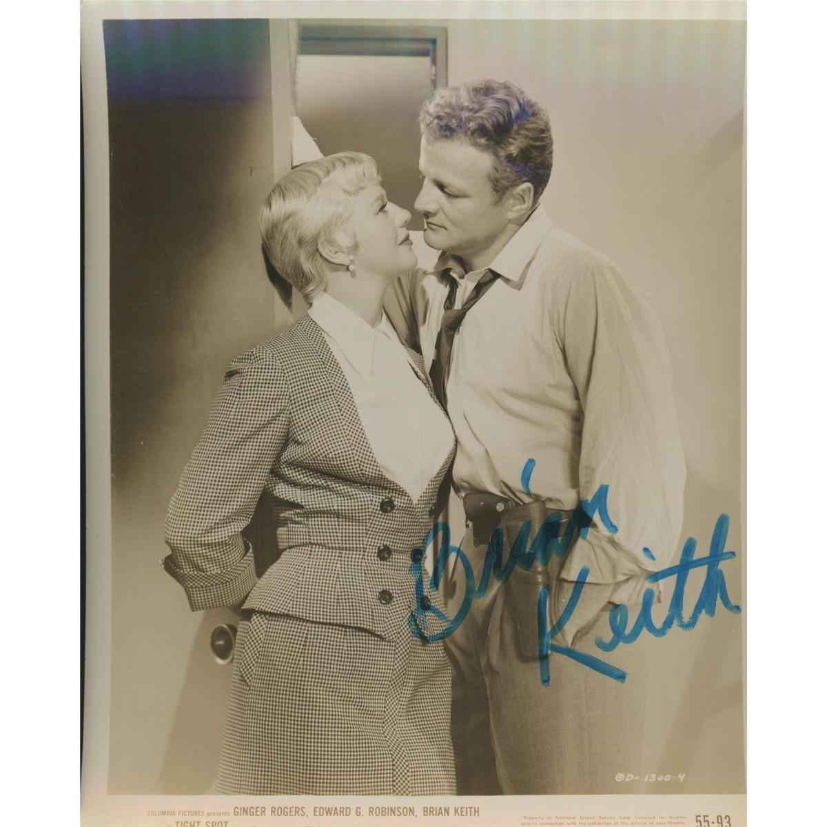 Brian Keith signed "Tight Spot" movie photo | EstateSales.org