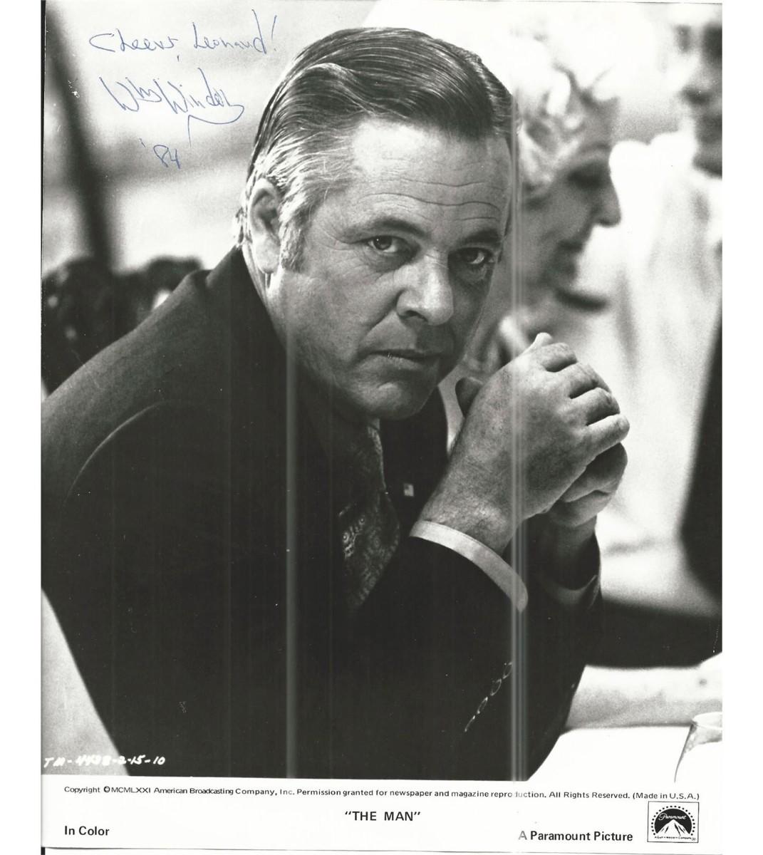 The Man William Windom Signed Movie Photo | EstateSales.org