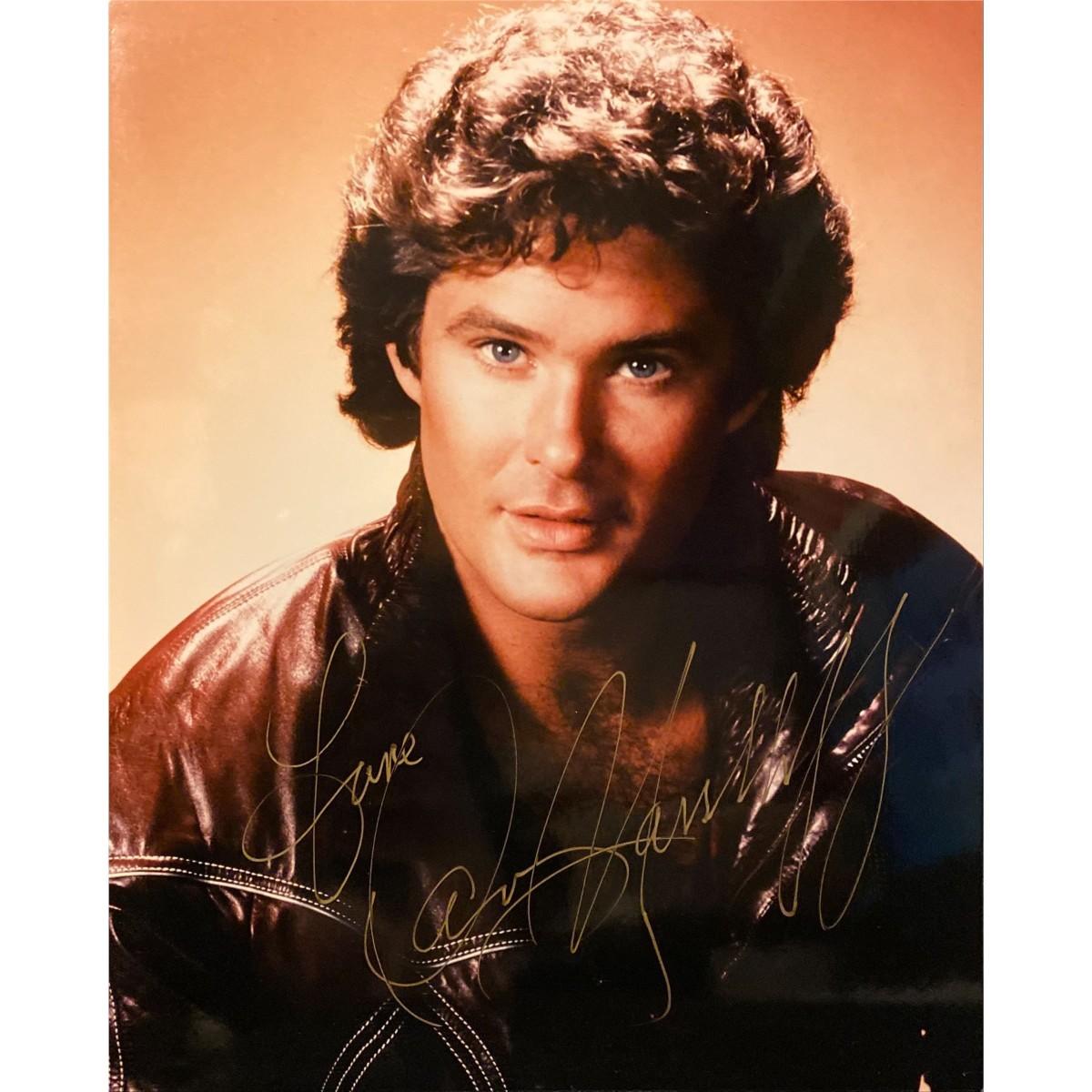 David Hasselhoff signed photo | EstateSales.org