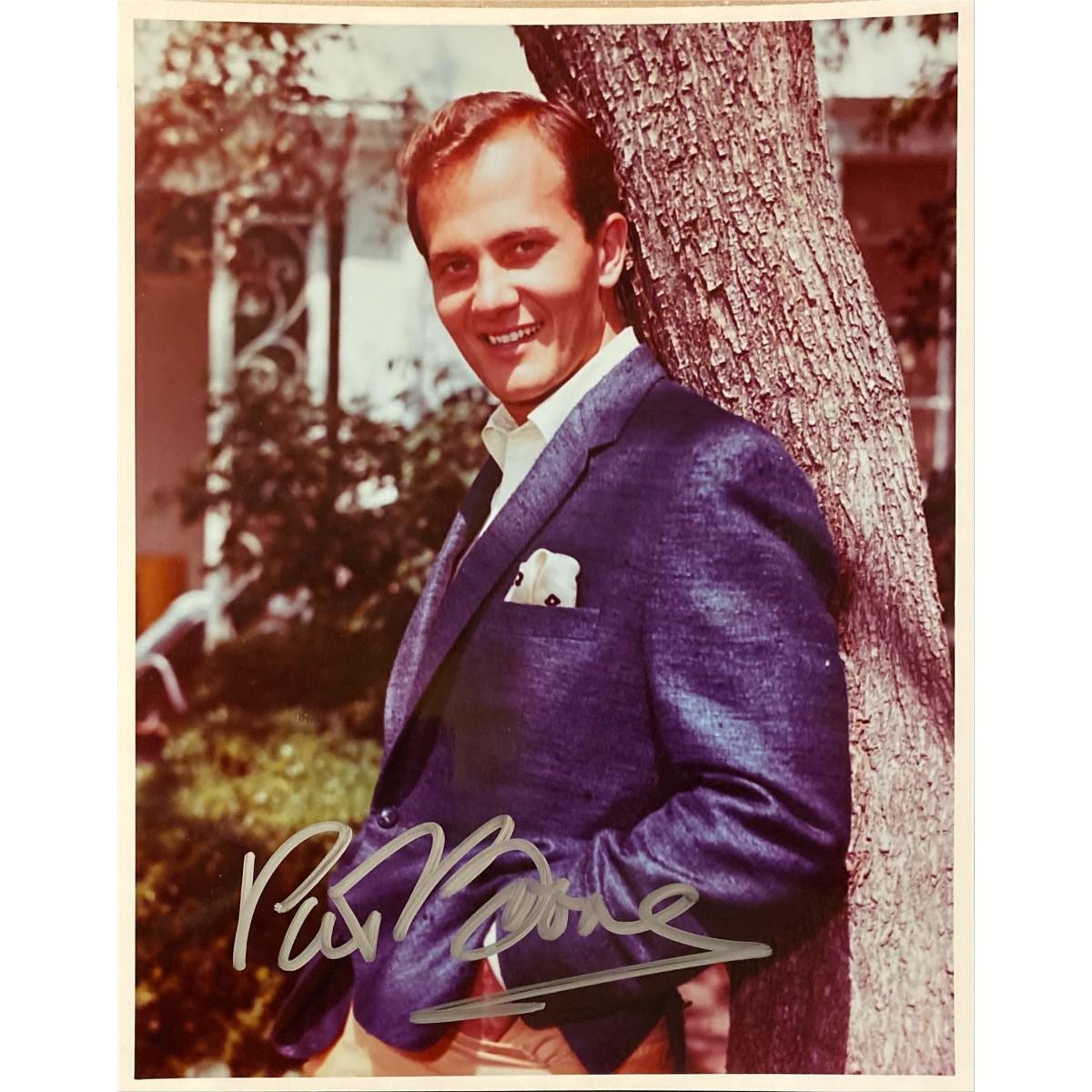 Pat Boone signed photo | EstateSales.org