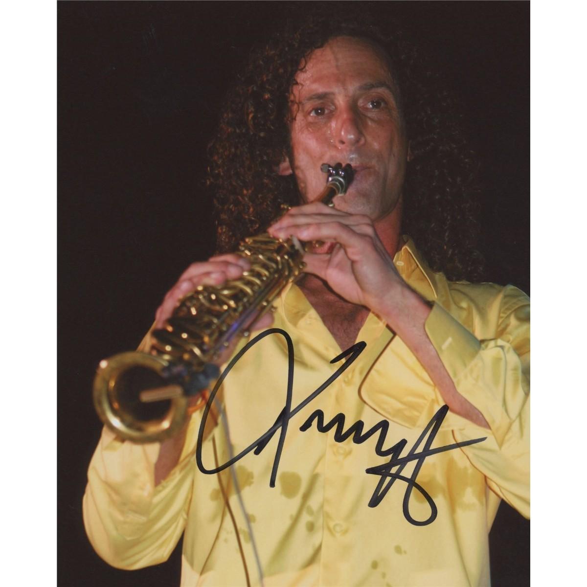 Kenny G signed photo | EstateSales.org