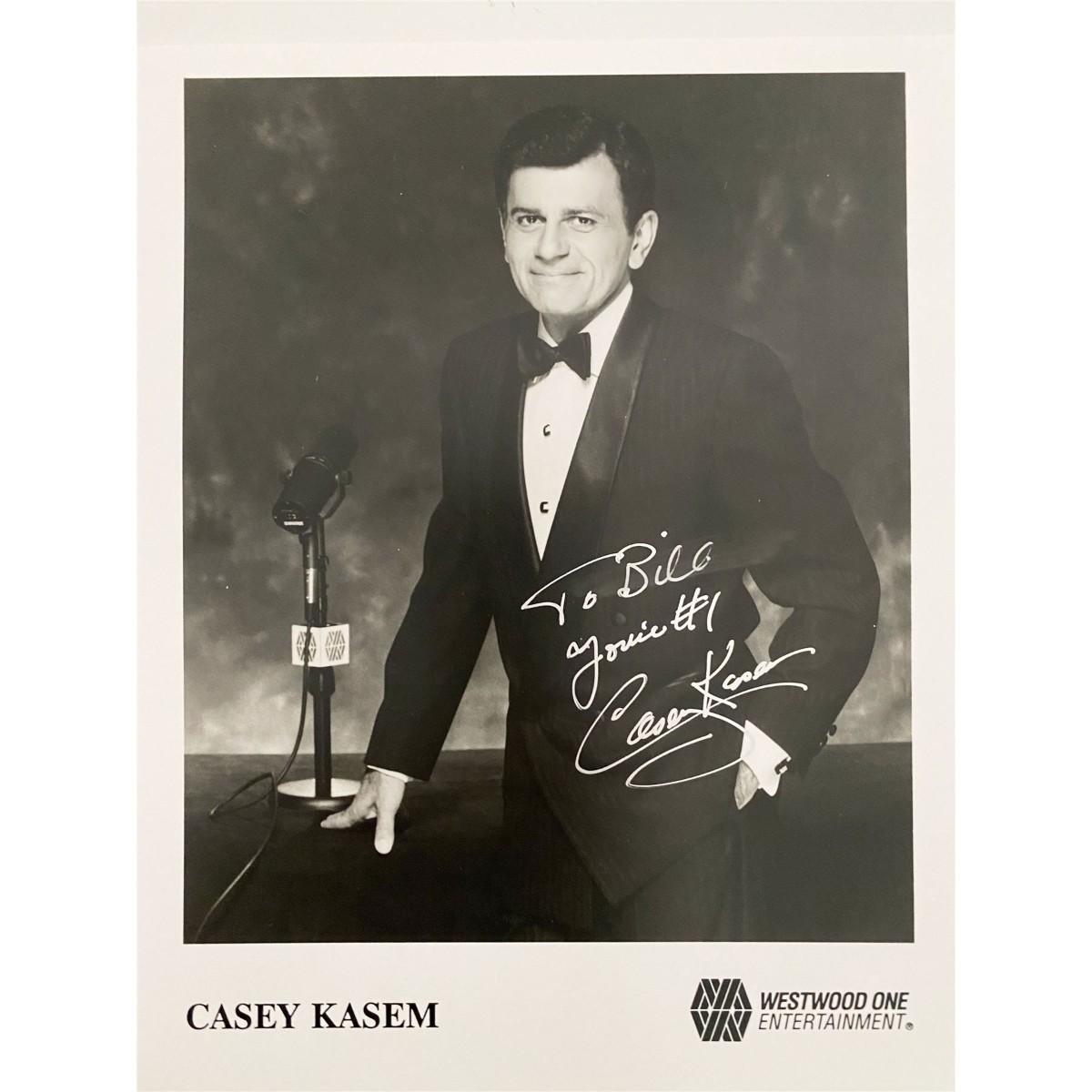 Casey Kasem signed photo | EstateSales.org