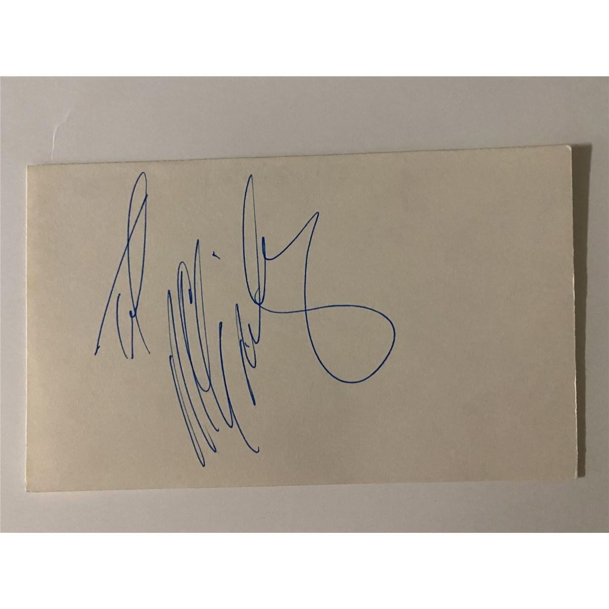 Married With Childrens Ted McGinley signature cut | EstateSales.org
