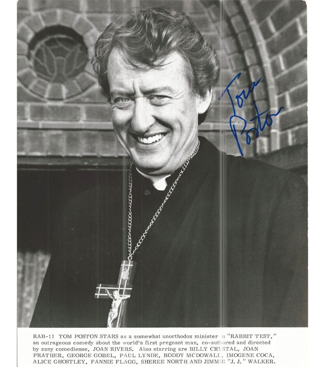 Rabbit Test Tom Poston signed photo | EstateSales.org