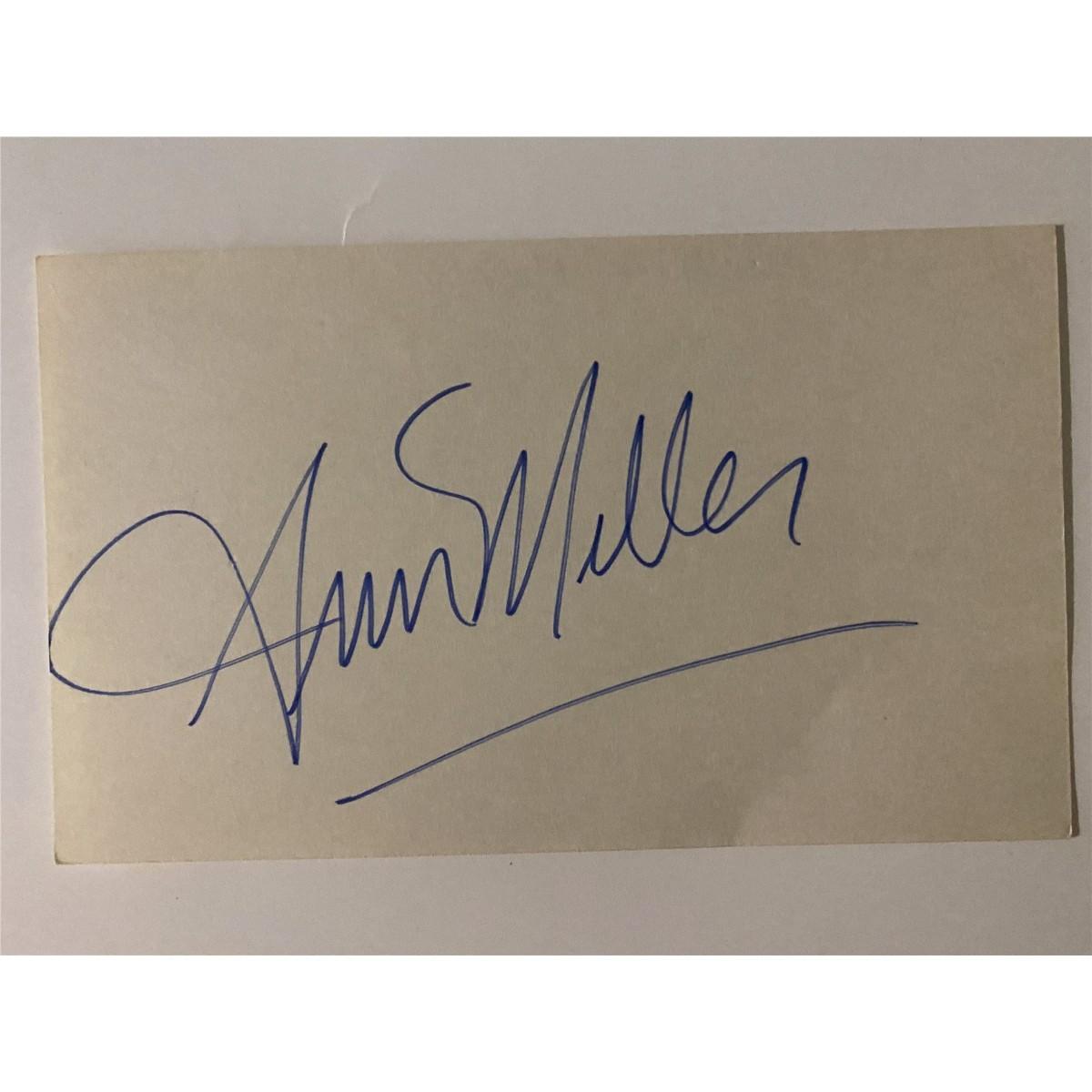 Ann Miller signature cut | EstateSales.org