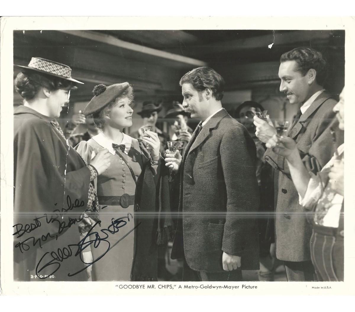 Goodbye, Mr. Chips Greer Garson Signed Movie Photo | EstateSales.org