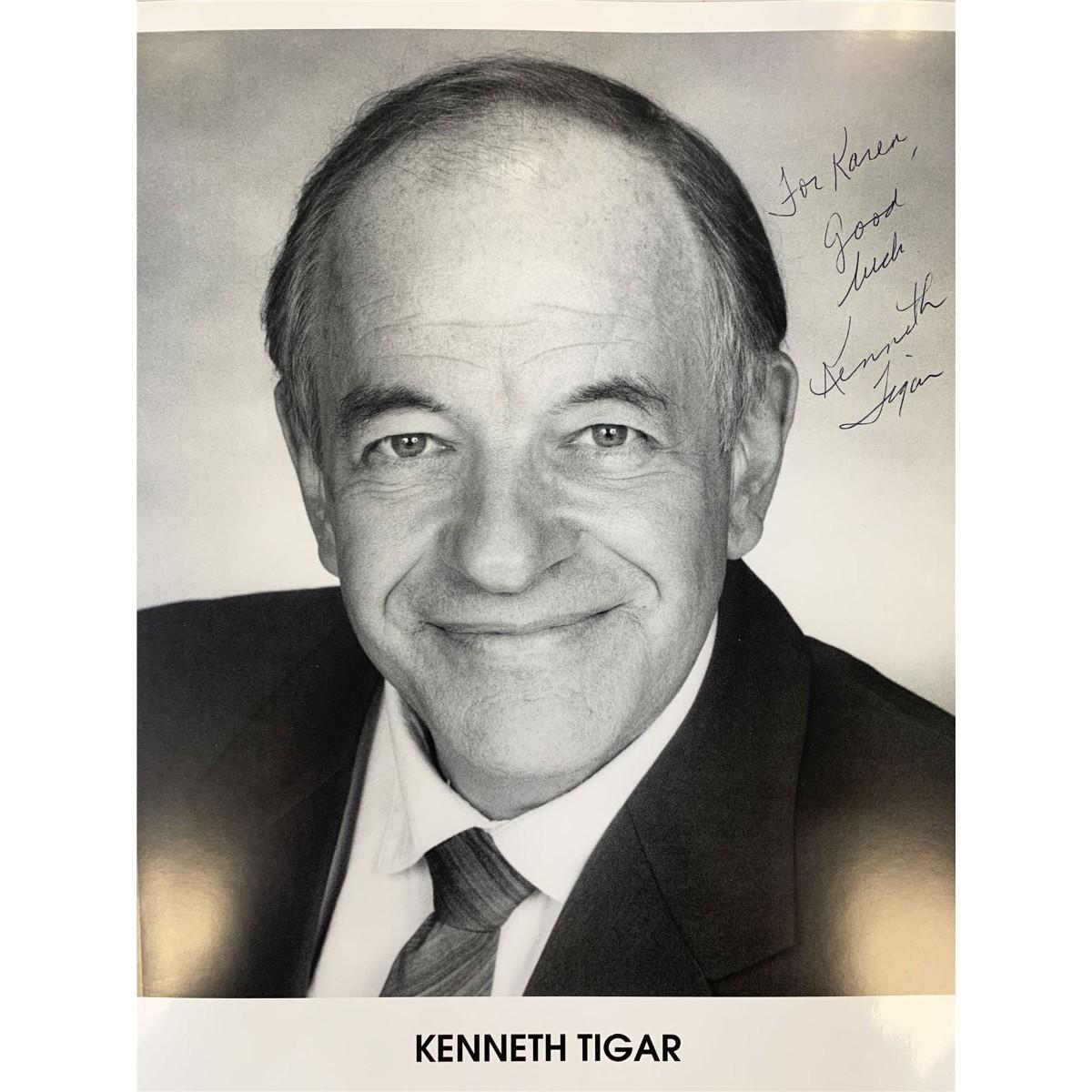Kenneth Tigar signed photo | EstateSales.org