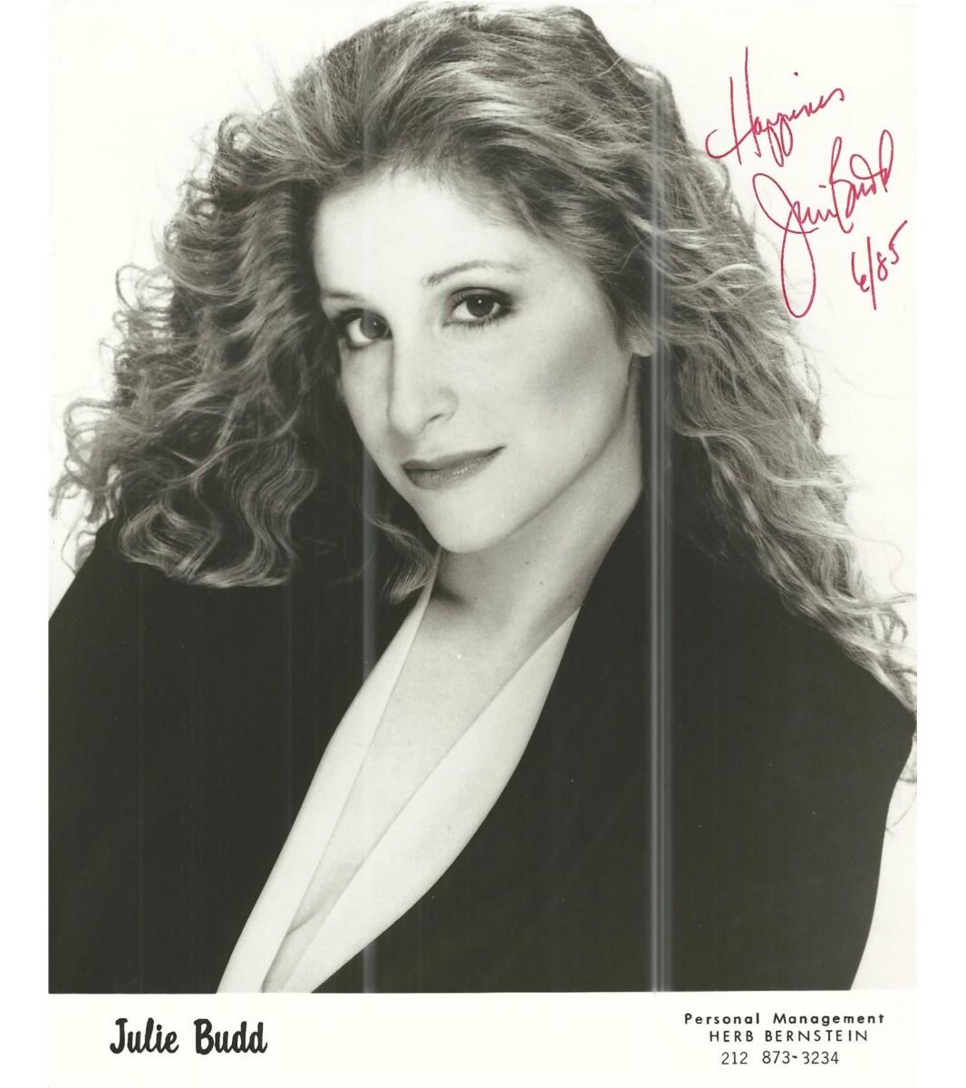 Julie Budd Signed Photo | EstateSales.org