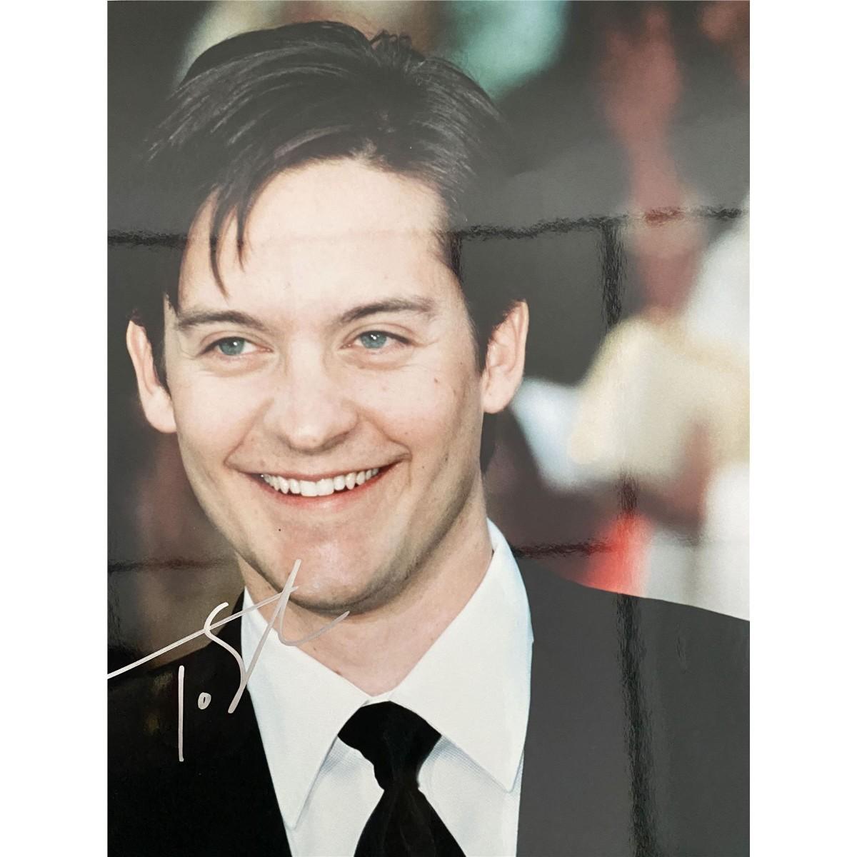 Tobey Maguire signed photo | EstateSales.org